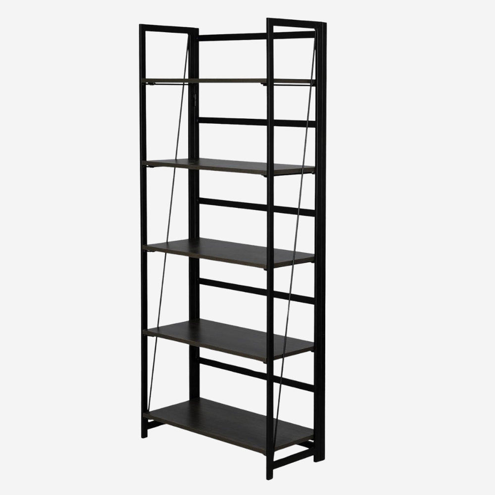 5-Tier Heavy Duty Black Storage Shelves For Home And Garage – Star Work
