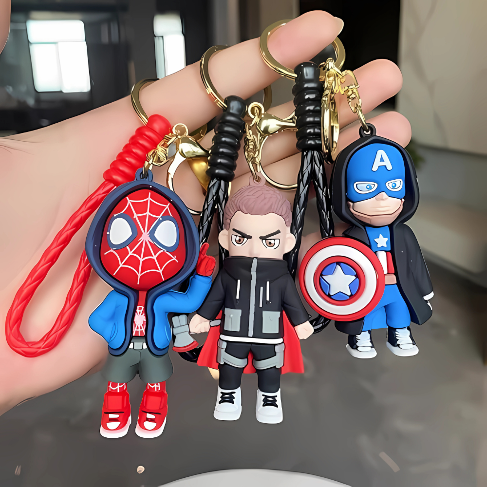 Marvel Keychain With Metal Hook – Star Work