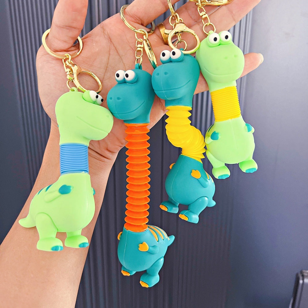 Dino Folding Keychain With Metal Hook – Star Work